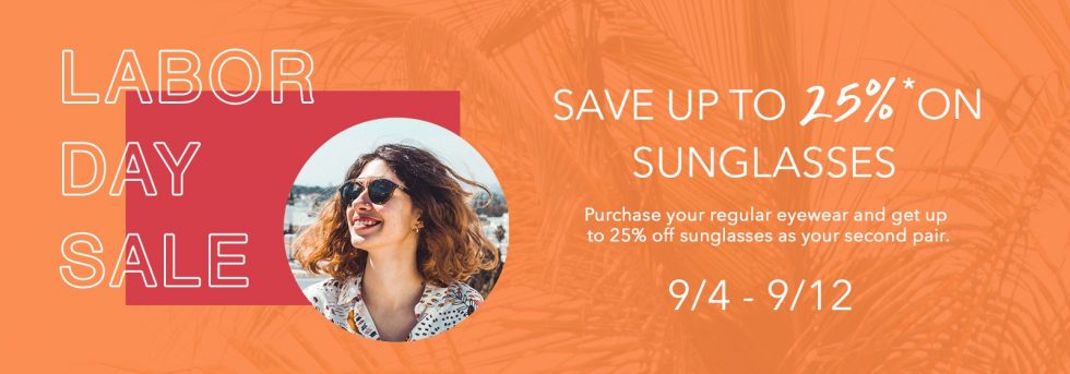 Labor Day Sunglassases Special - Woodbridge Optometry