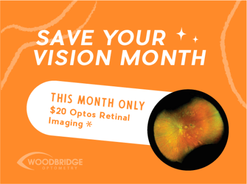 Optos Retinal Imaging - Save Your Vision Month - Woodbridge Optometry